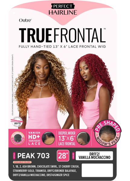 Outre Perfect Hairline True Frontal Glueless Fully Hand-Tied 13x6 Pre ...