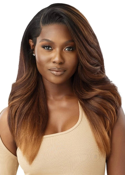 Outre Perfect Hairline Glueless Synthetic Hair 13X6 HD Lace Front Wig ...